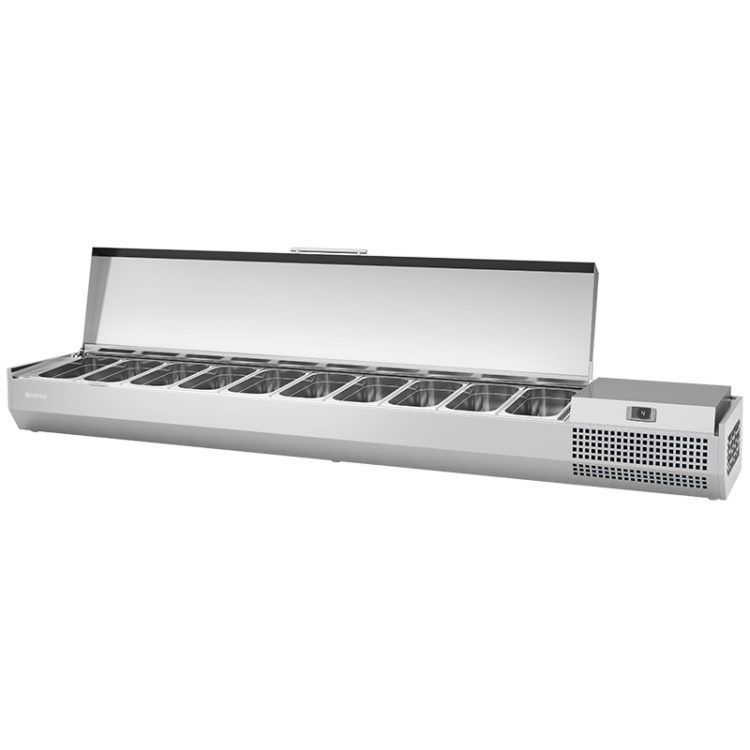 Countertop refrigerated display case - VIP 2300 B 1/4 LID - INFRICO, S ...