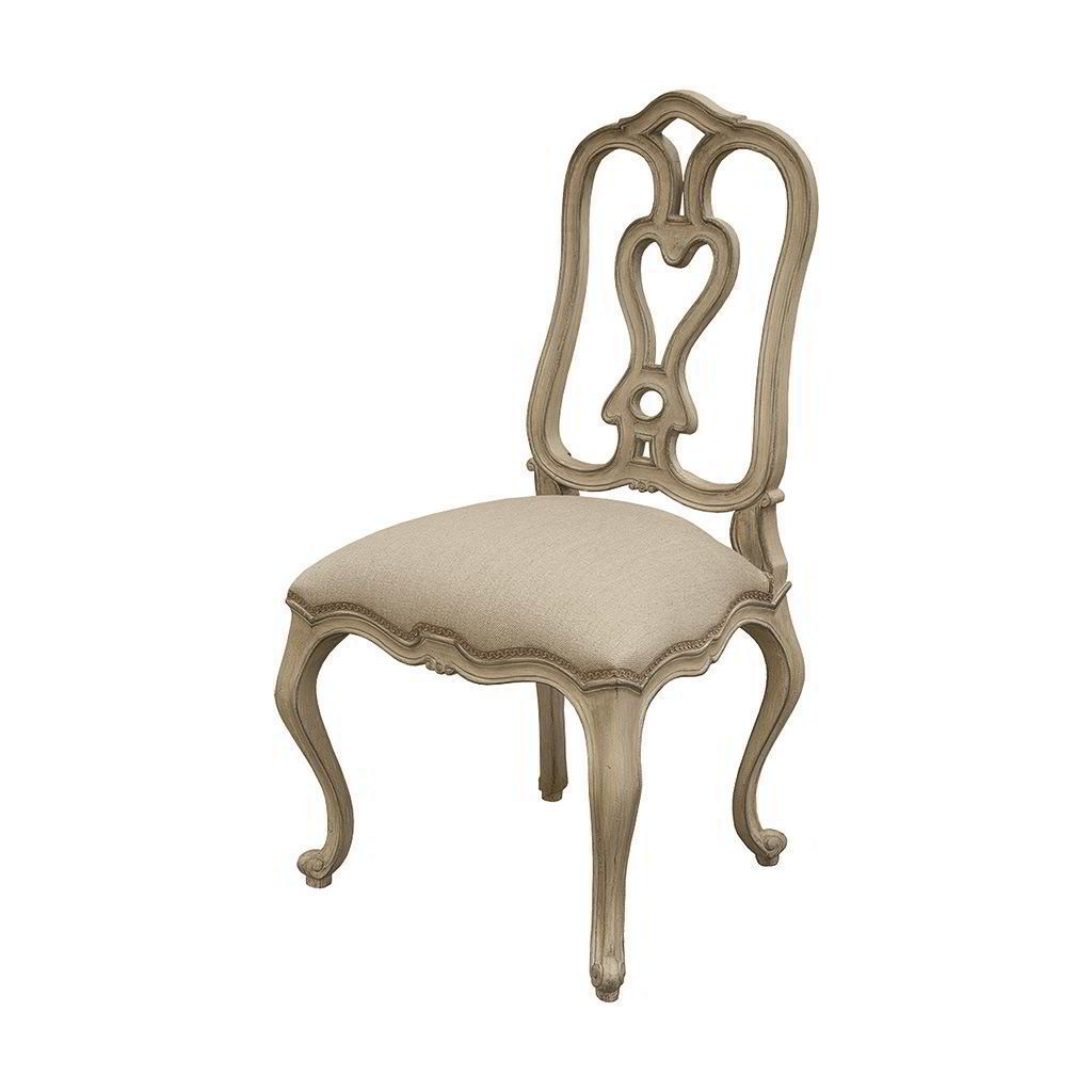 Traditional chair - M 3383 - GUADARTE - living room / fabric / wooden base