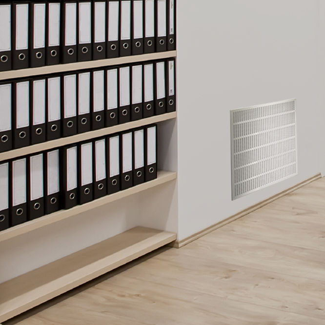 Built-in displacement air diffuser - DIR - SWEGON - free-standing ...