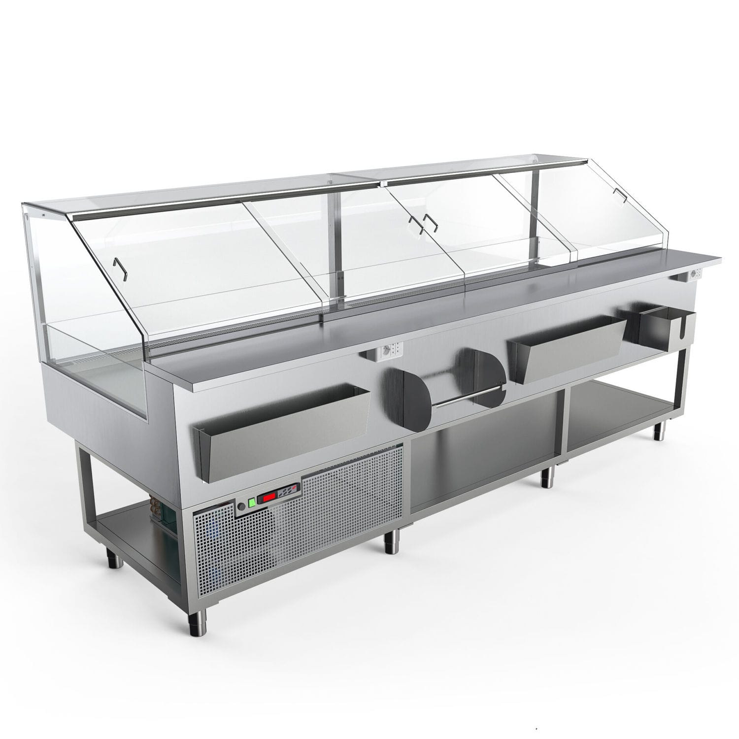 Counter refrigerated display case - Chicago - Moving Glass & Metal ...