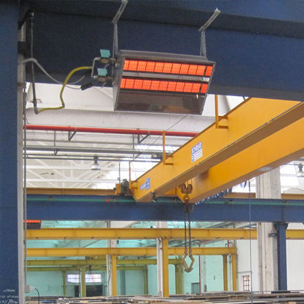 Ceramic radiant panel - C-RADPLUS HE - SIABS S.r.l. - gas / ceiling ...