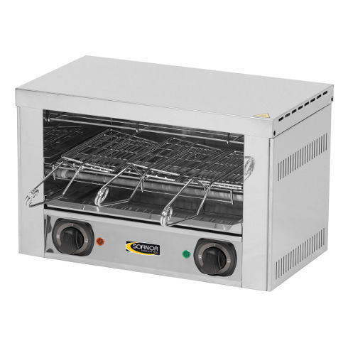 Commercial toaster - GT1 - SOFINOR SAS - front-loading / stainless steel