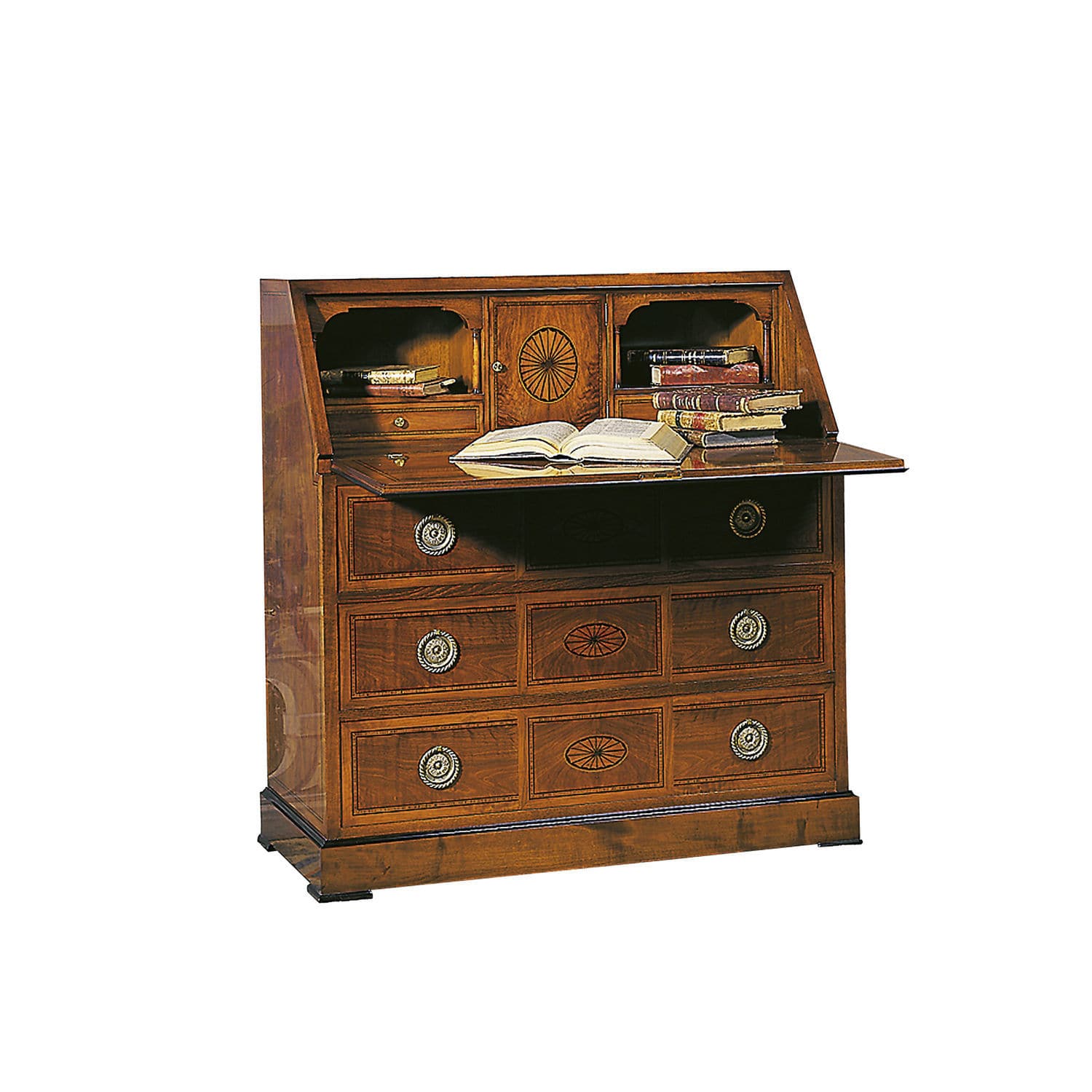 Traditional secretary desk - ZAFRA - ACANTO - wood veneer / with ...