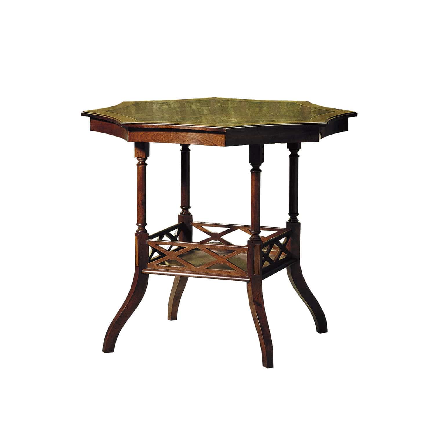 Traditional side table - CINCA - ACANTO - wood veneer / mahogany ...
