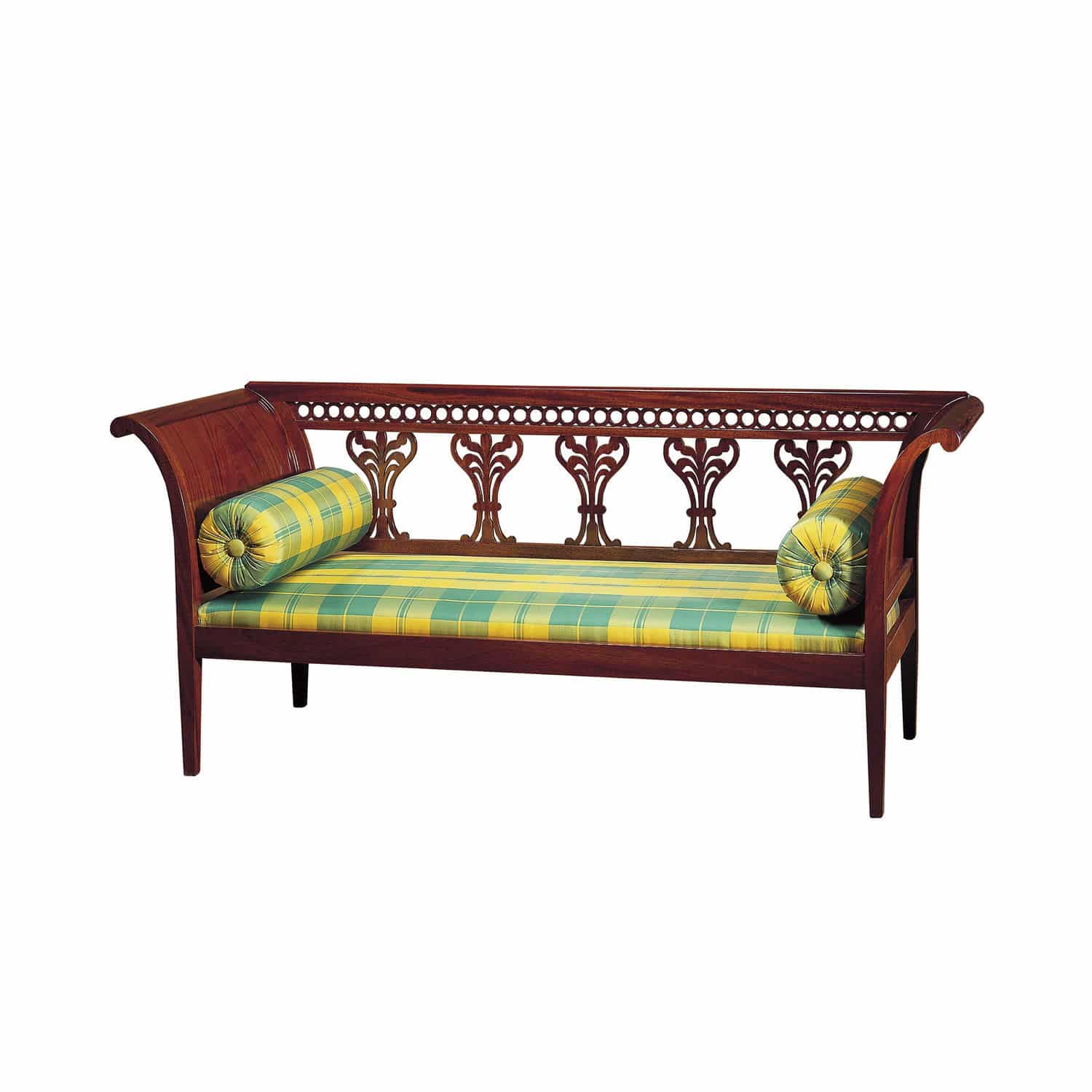 Traditional sofa - PEÑALARA - ACANTO - fabric / with armrests / with ...