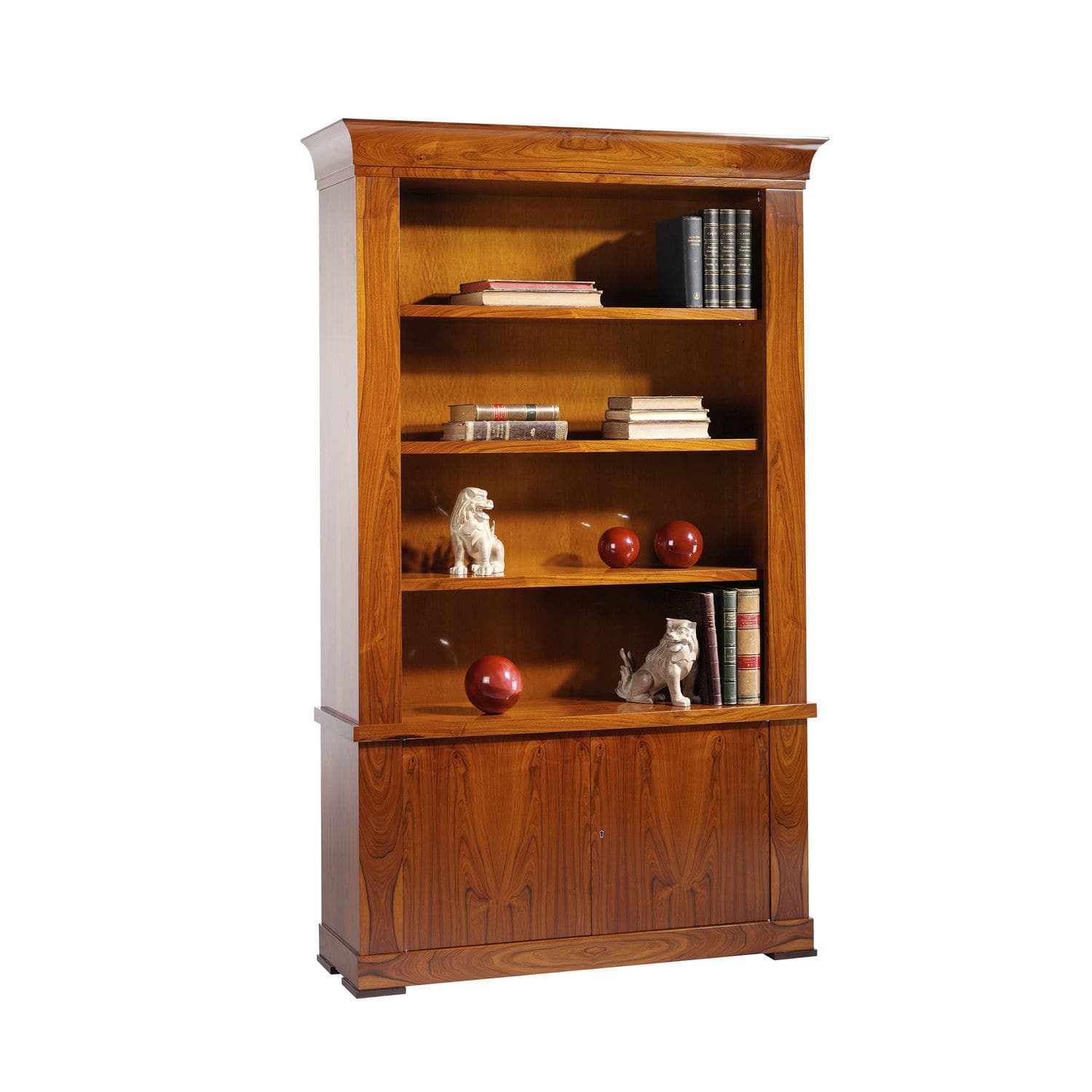 Free-standing bookcase - GALA - ACANTO - traditional / wood veneer ...