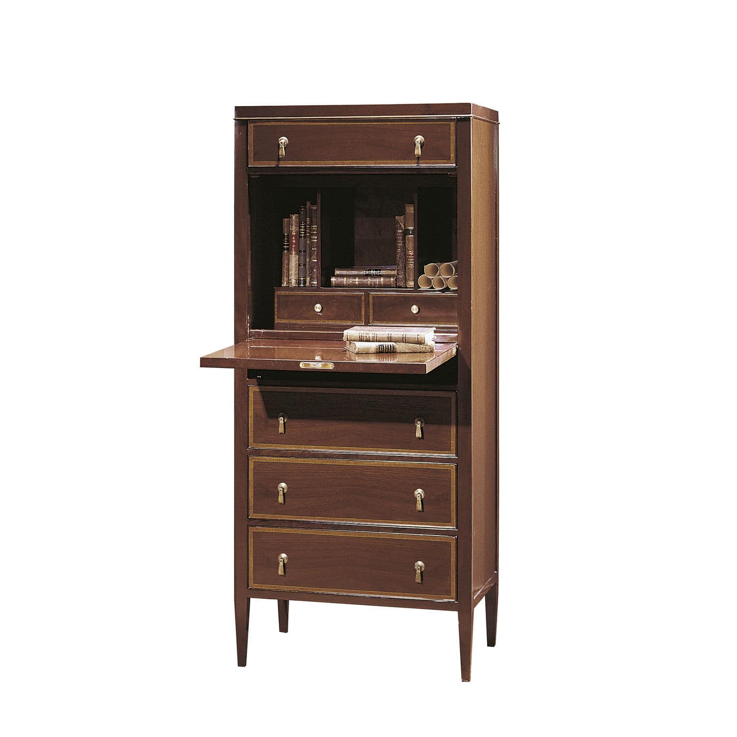 Traditional secretary desk - POTTERS - ACANTO - walnut / wood veneer ...