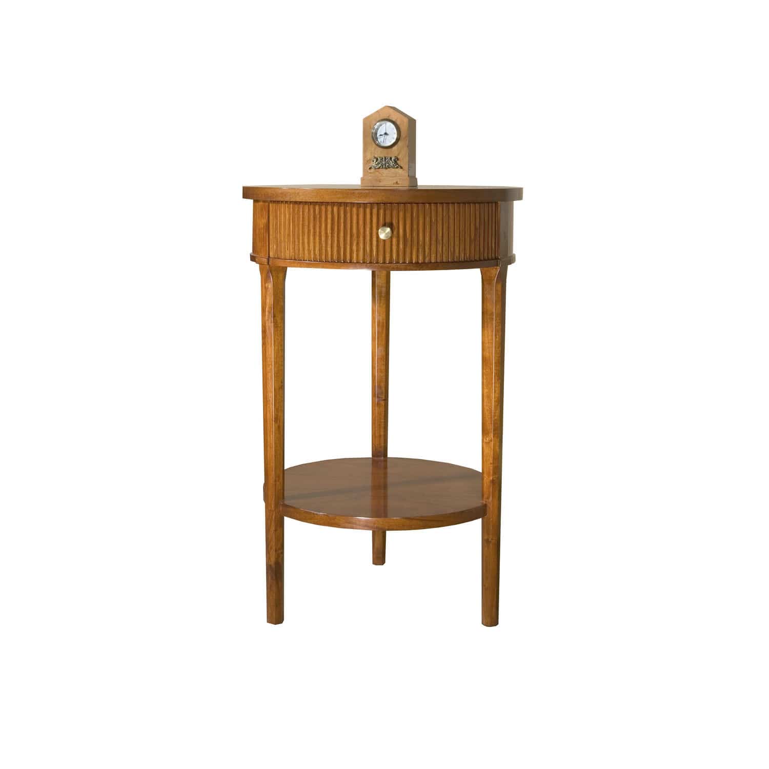 Traditional bedside table - CALVIA - ACANTO - wood veneer / mahogany ...
