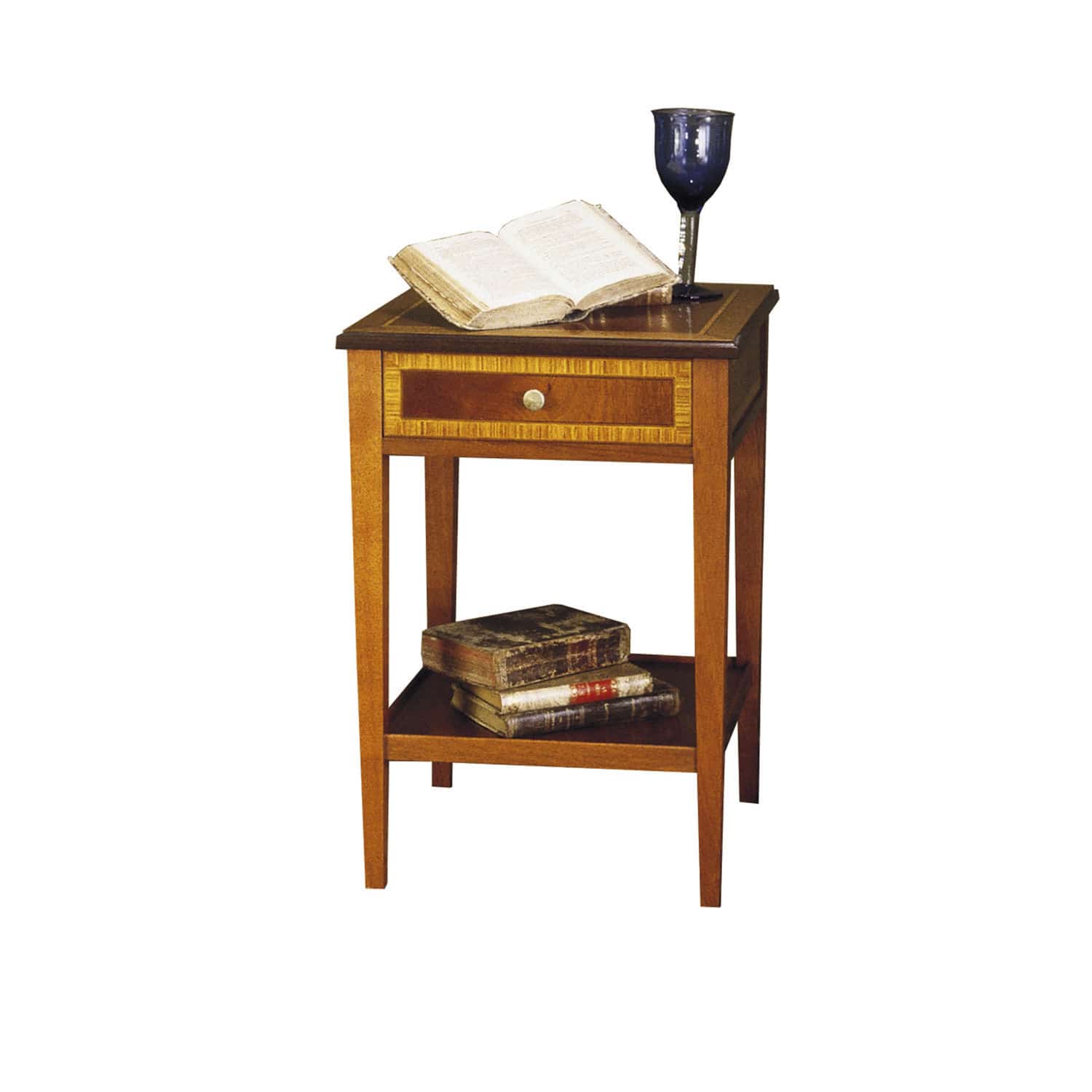 Traditional bedside table - PRADILLA P. - ACANTO - walnut / wood veneer ...