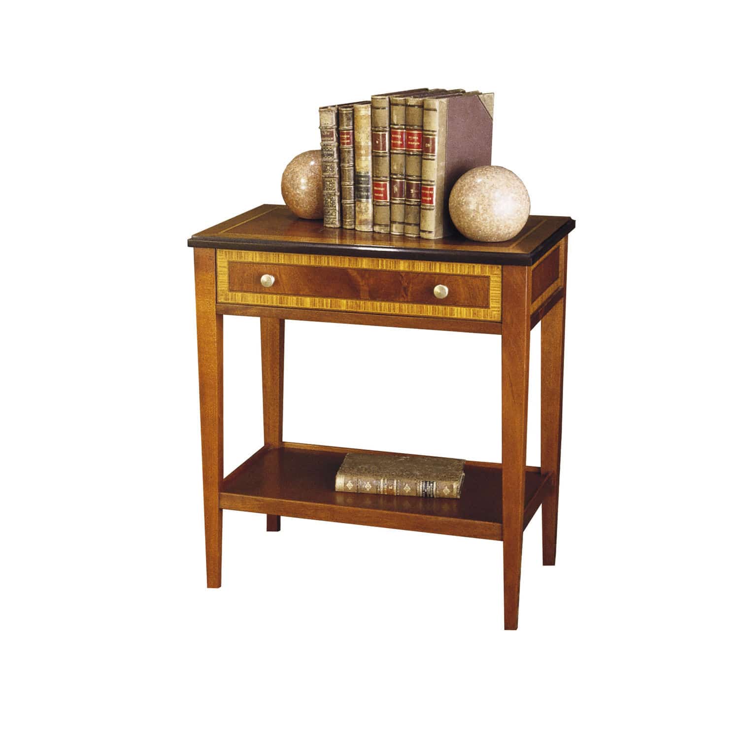 Traditional bedside table - PRADILLA Rect. - ACANTO - walnut / wood ...