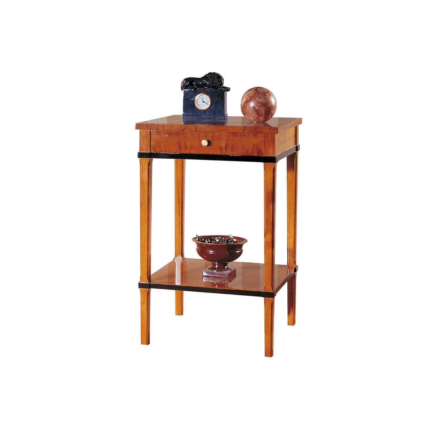 Square bedside table - LAGUNA Peq. - ACANTO - traditional / wood veneer ...