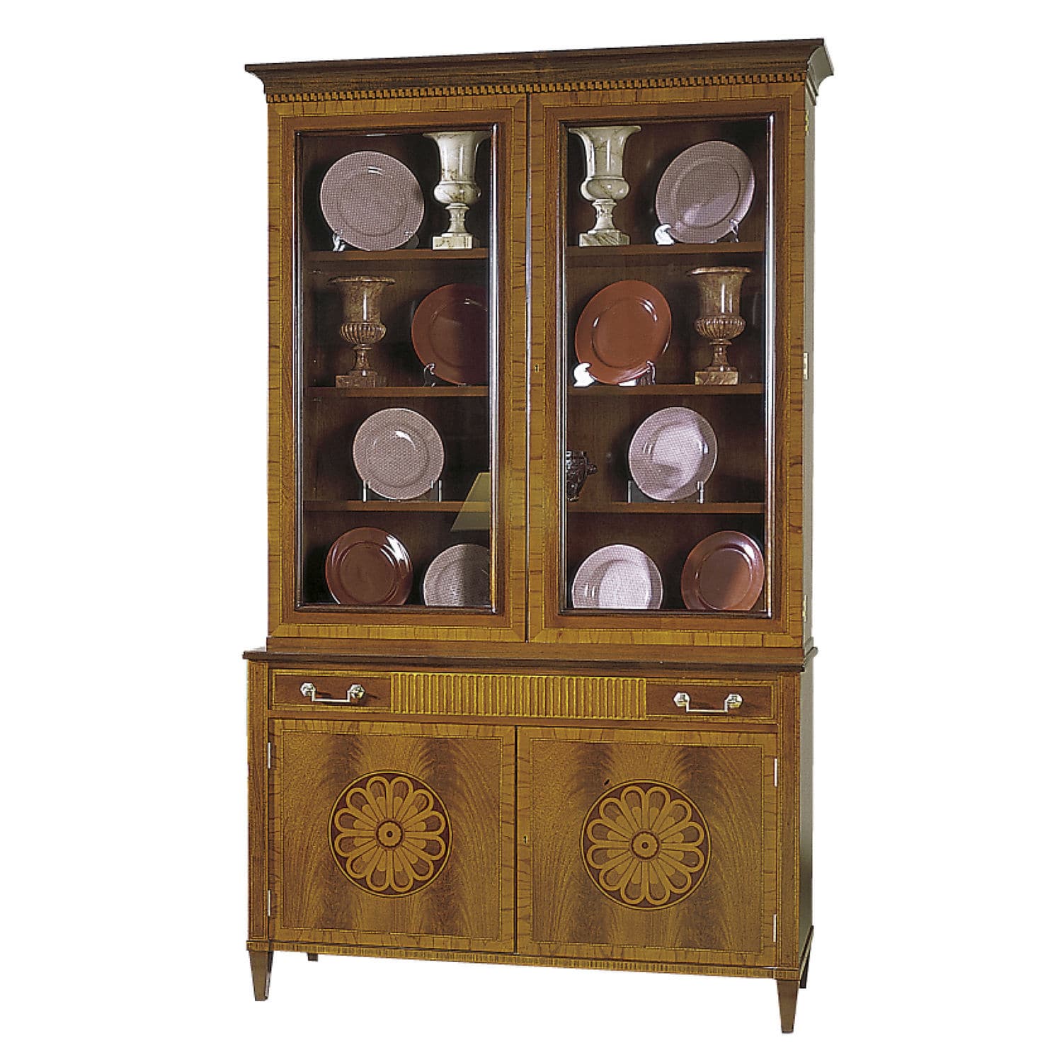 Traditional china cabinet - JERICA - ACANTO - wood veneer