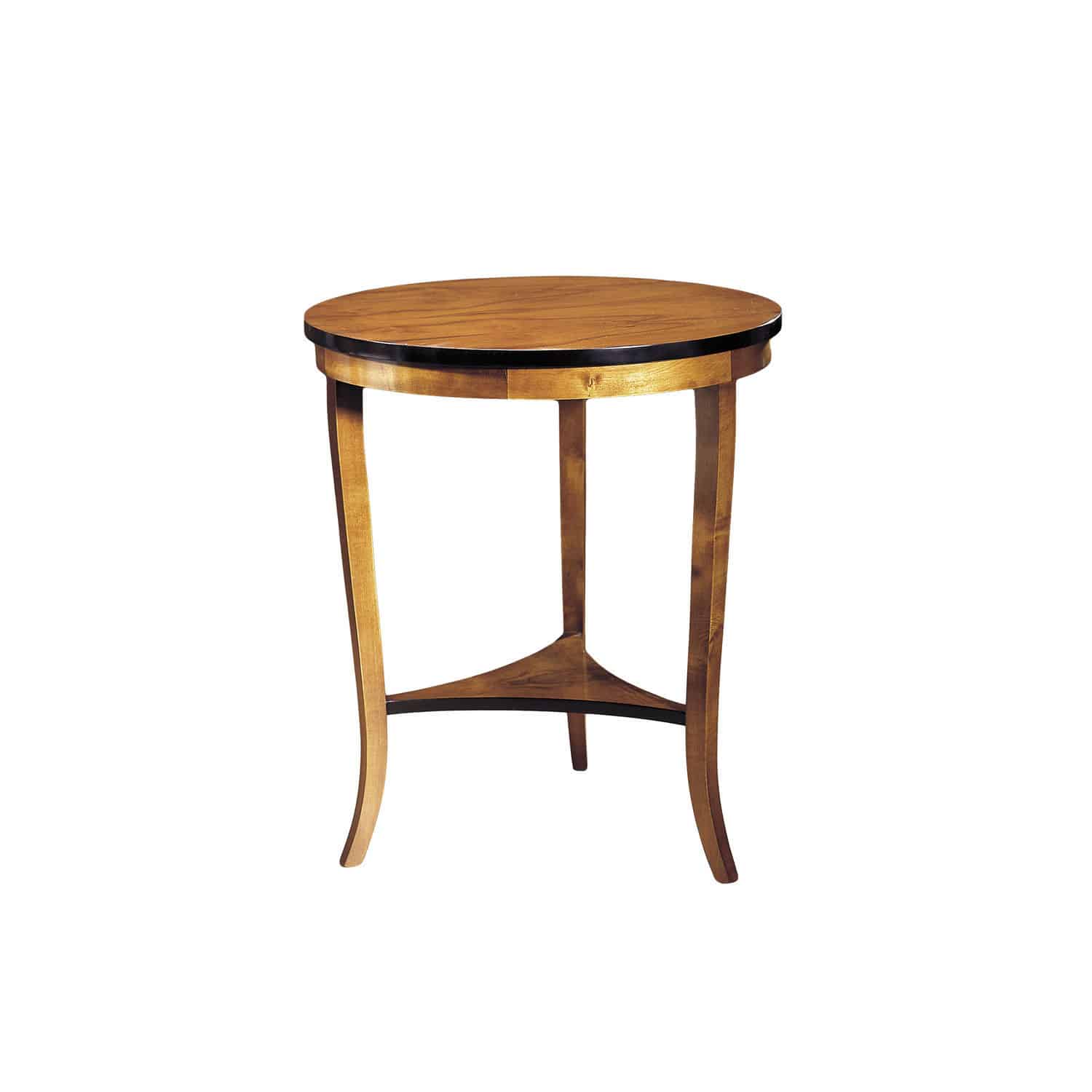 Traditional side table - FAURA G. - ACANTO - wood veneer / wooden base ...