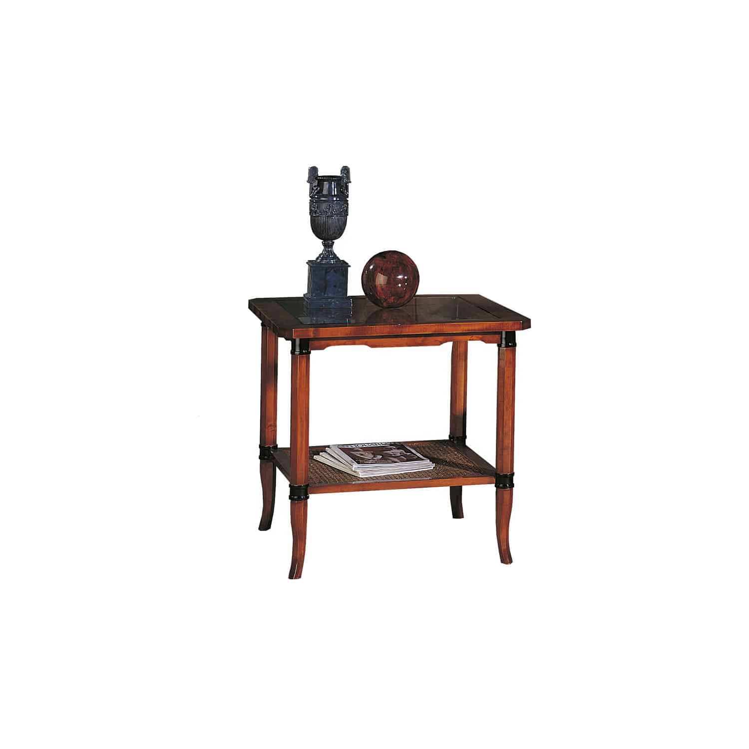 Traditional side table - ALZIRA - ACANTO - wood veneer / wooden base ...