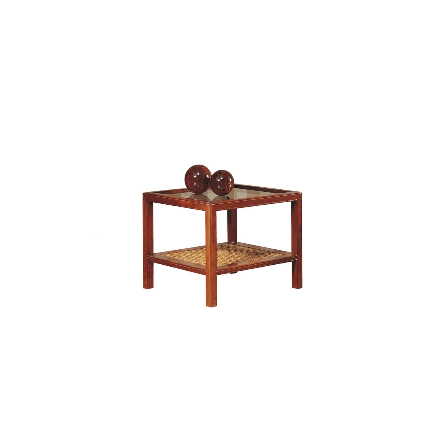 Traditional side table - GANDIA - ACANTO - walnut / wood veneer ...