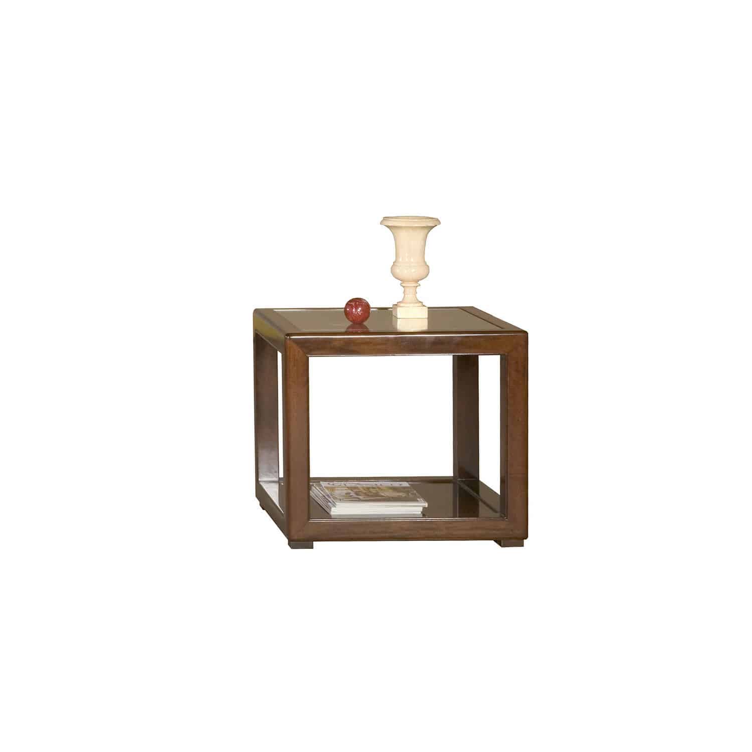 Traditional side table - CAPELA - ACANTO - walnut / wood veneer ...
