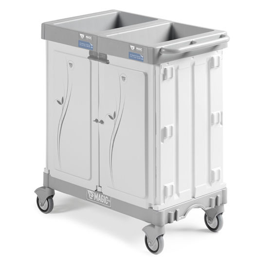 Housekeeping trolley - MH900S0T0V00 - TTS - for hotel / aluminum