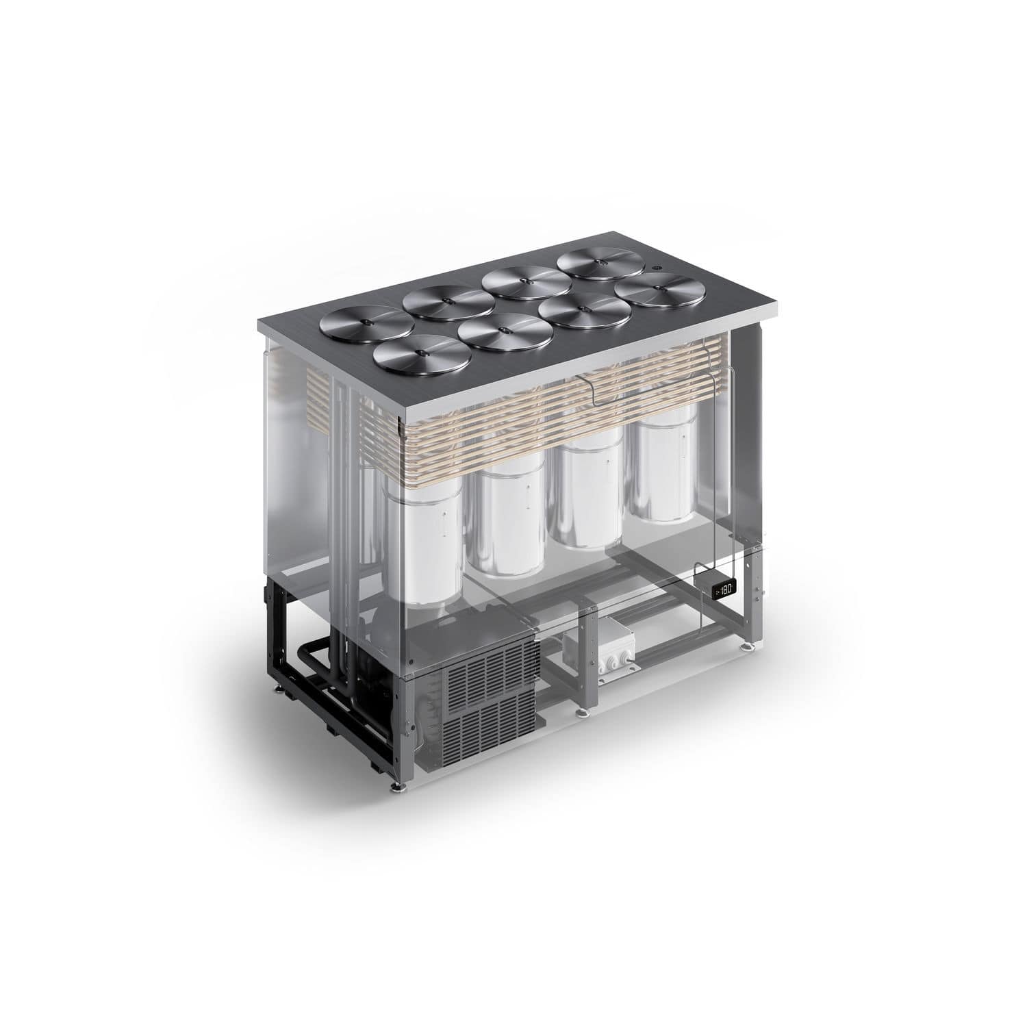Counter refrigerated display case - Pozzetti Circle - CIAM S.P.A. - for ...
