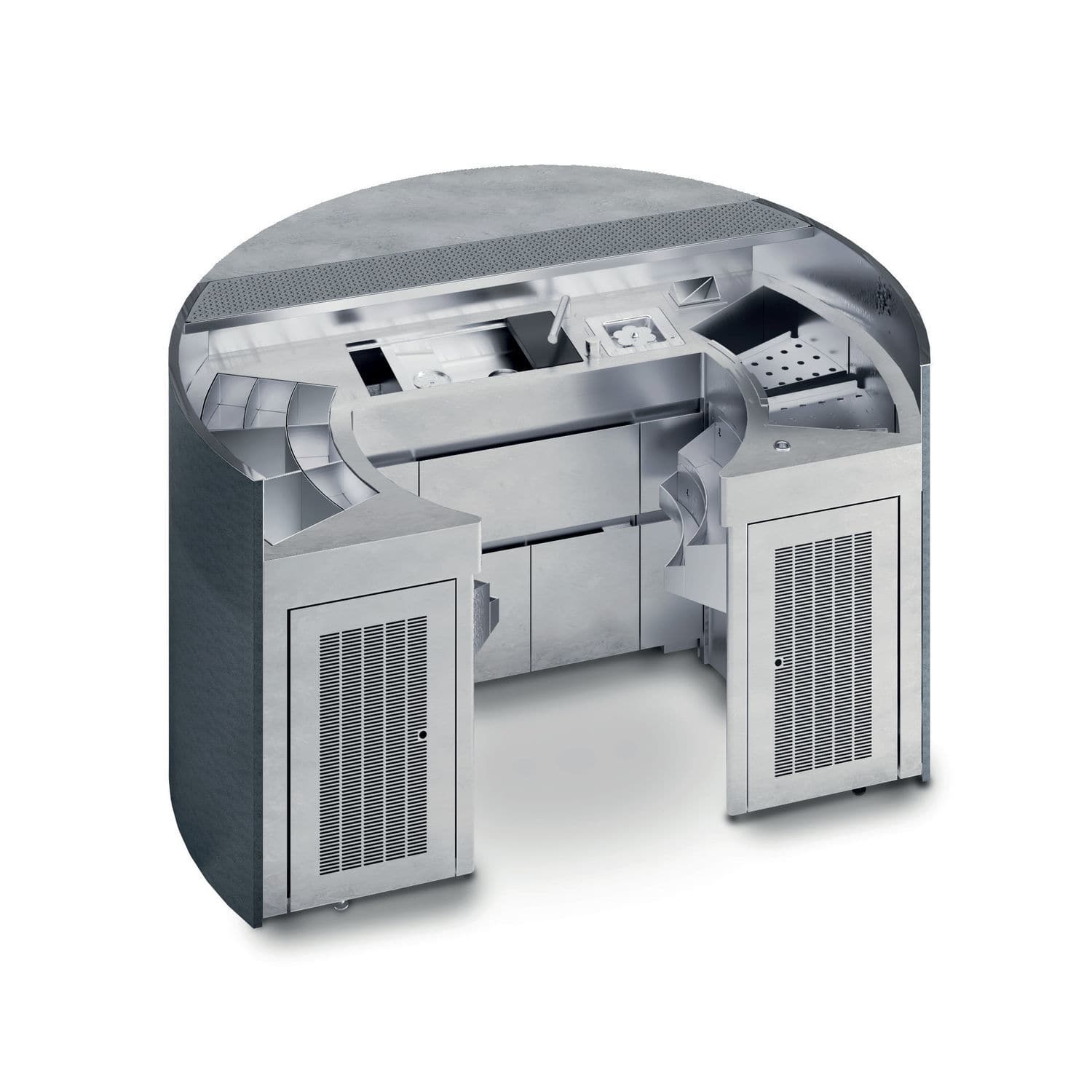 Bar refrigerated counter - MOON - CIAM S.P.A. - without door / without ...