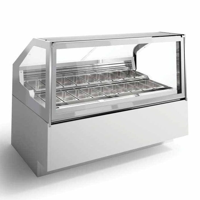Counter refrigerated display case - ICE QUEEN BL 2GEL - CIAM S.P.A. - for pastry shops ...