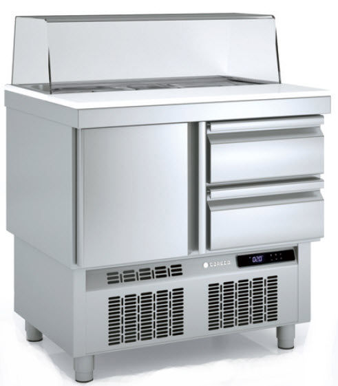 Commercial salad prep unit - MFS-C - CORECO - 2-door