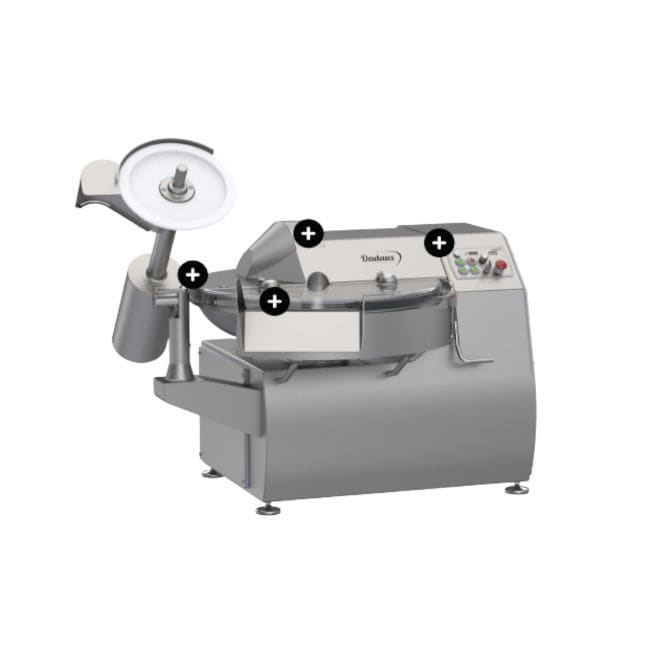 Commercial cutter - TITANE 80 V - DADAUX SAS - cutting / floor-standing