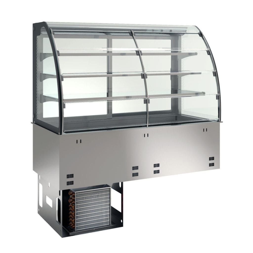 Counter refrigerated display case - ELEGANCE - EMAINOX SRL - for shops ...