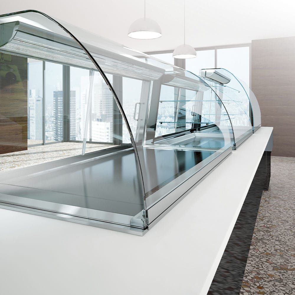 Counter professional refrigerated display case - DROP-IN INFINITY ...