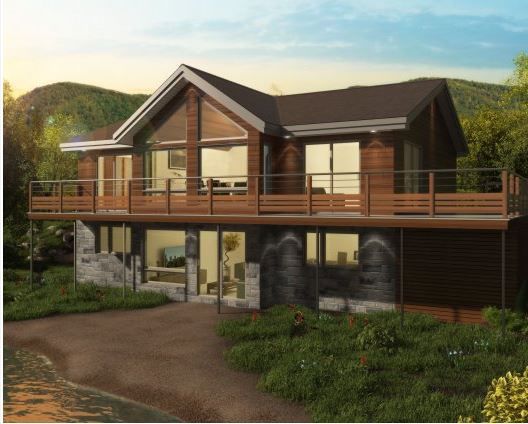 Prefab house - SCANDINAVE - Industries Bonneville - contemporary / two ...