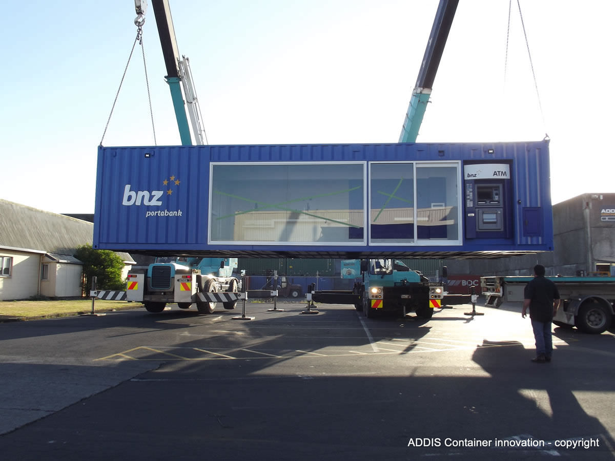 Commercial container - BNZ PORTABANK - addis container - for office
