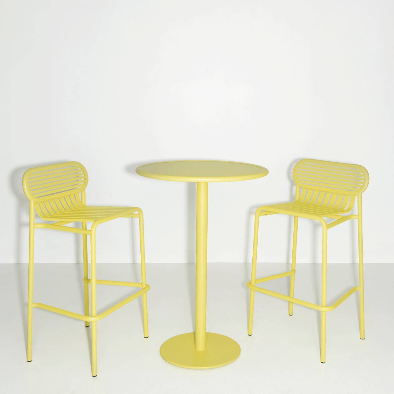 Contemporary high bar table - WEEK-END - Petite Friture - painted ...