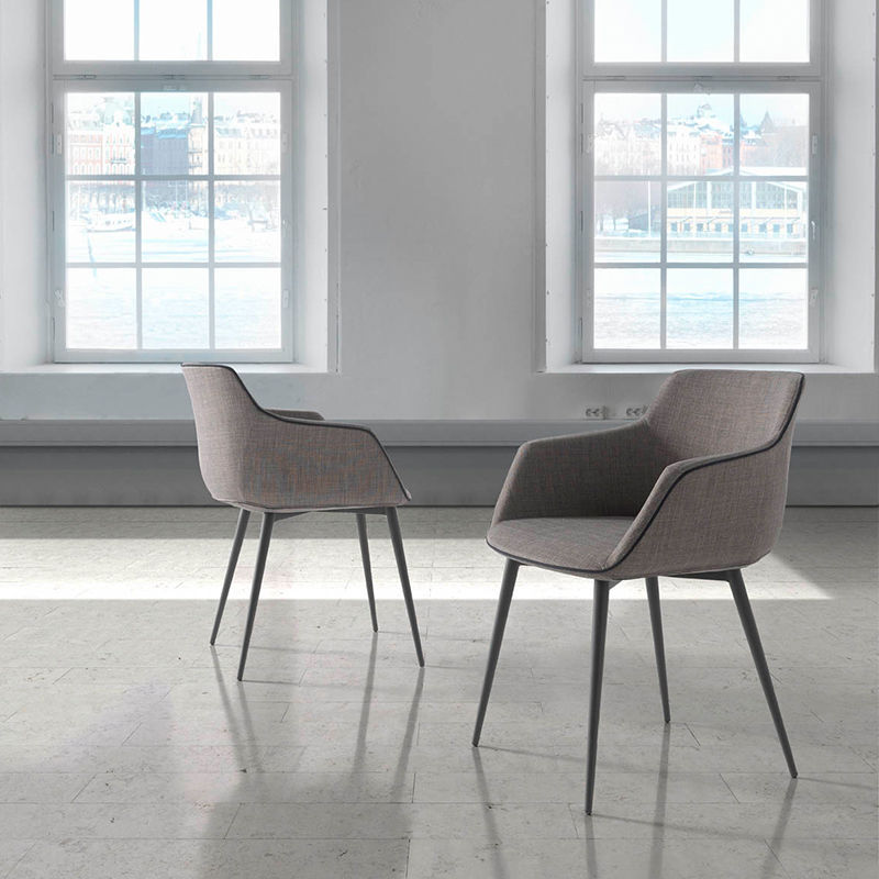 Contemporary chair - 4005 - Angel Cerdá - indoor / fabric / painted ...