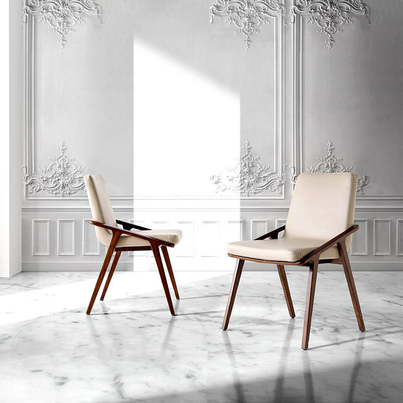 Contemporary chair - 4019 - Angel Cerdá - indoor / synthetic leather ...