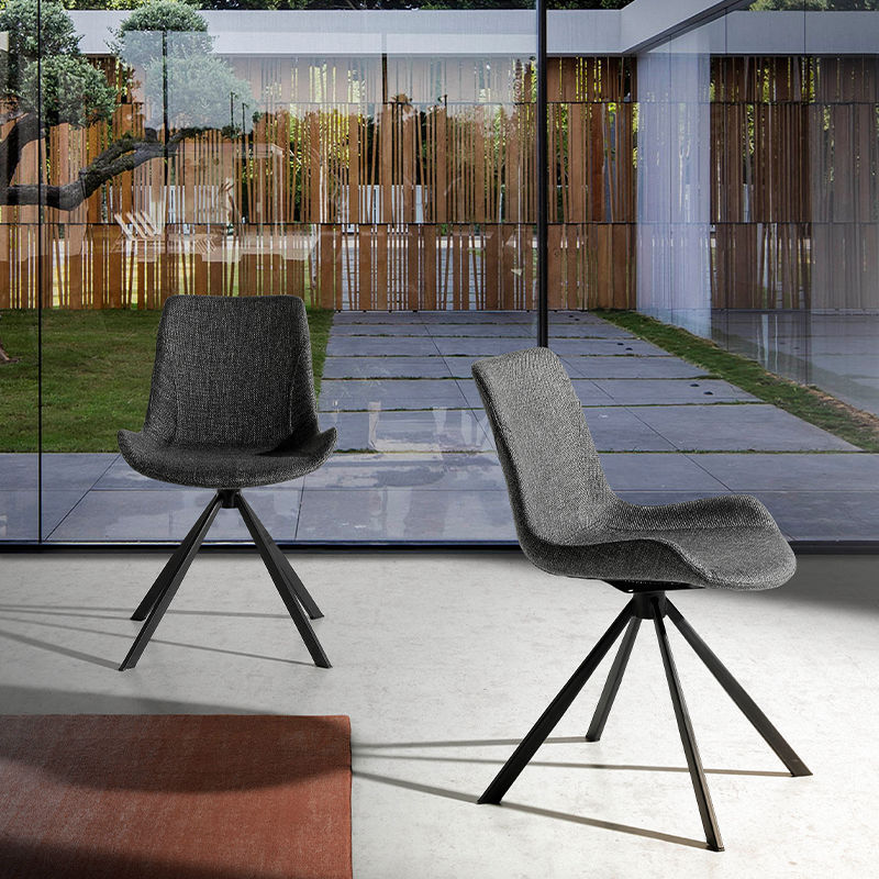 Contemporary chair - 4071 - Angel Cerdá - indoor / fabric / painted ...