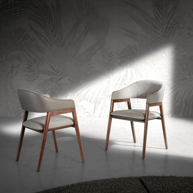 Contemporary dining chair - 4091 - Angel Cerdá - indoor / fabric ...