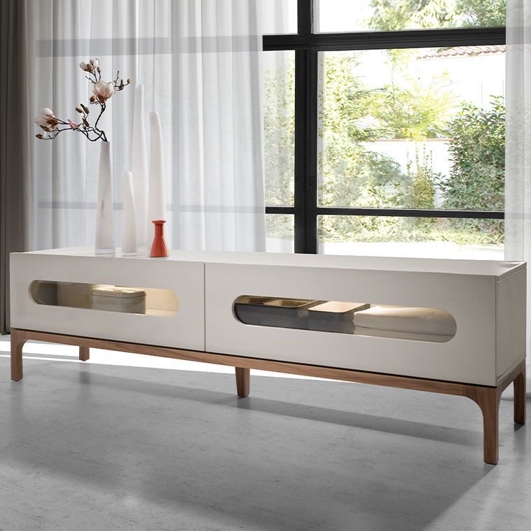 Contemporary TV cabinet - 3242 - Angel Cerdá - lowboard / with drawers ...