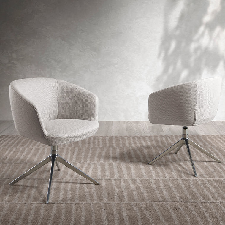 Contemporary dining chair - 4133 - Angel Cerdá - indoor / fabric ...
