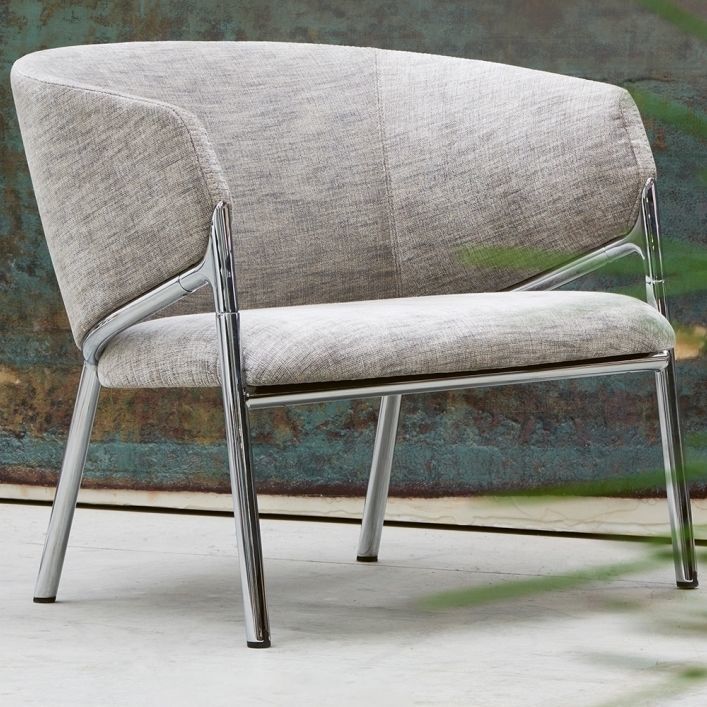 Contemporary armchair - HAMMER M-L - SEGIS - fabric / leather ...