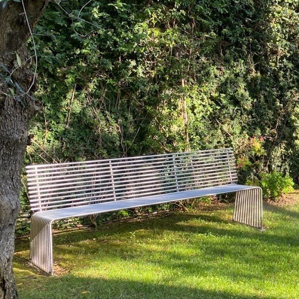 Industrial design public bench - 015 - URBANTIME - galvanised steel ...