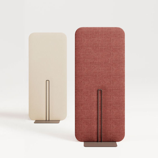 Desk mounted office divider - ECO SENSES - FAMO - free-standing ...