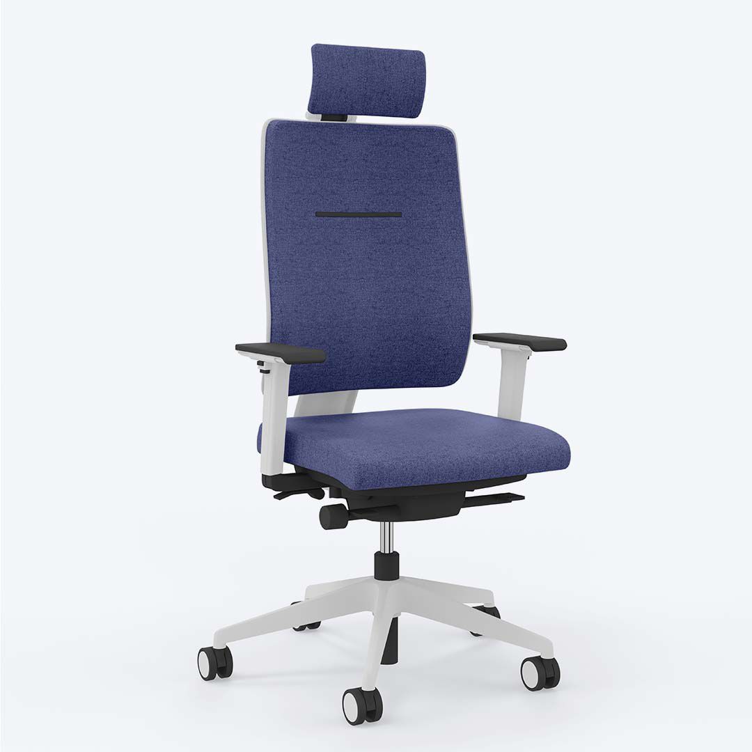 Contemporary chair - TOLEO - Viasit GmbH - indoor / fabric / metal base