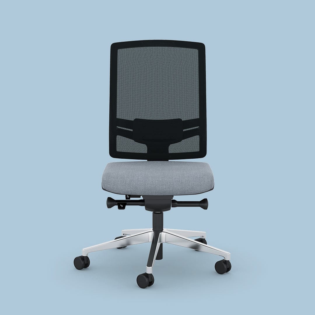 Contemporary office chair - F1 - Viasit GmbH - indoor / mesh / metal base