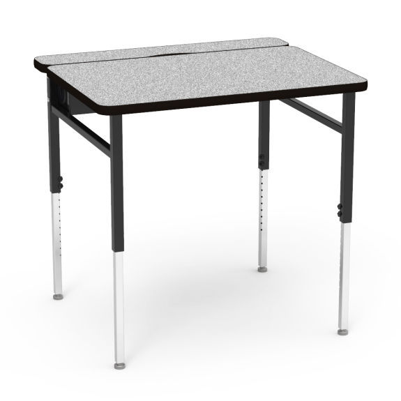Contemporary table - FLIP TOP TECHNOLOGY TOP - Virco - steel / high ...