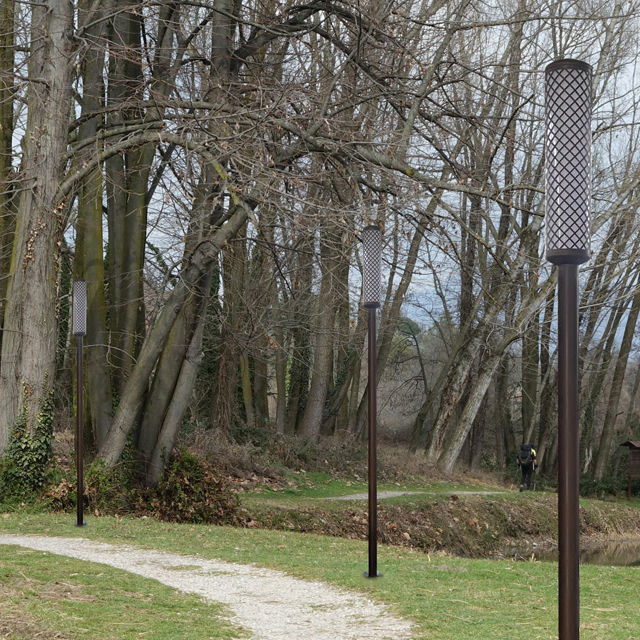 Contemporary light column - SURSUM CORDA - Inverlight Srl - stainless ...