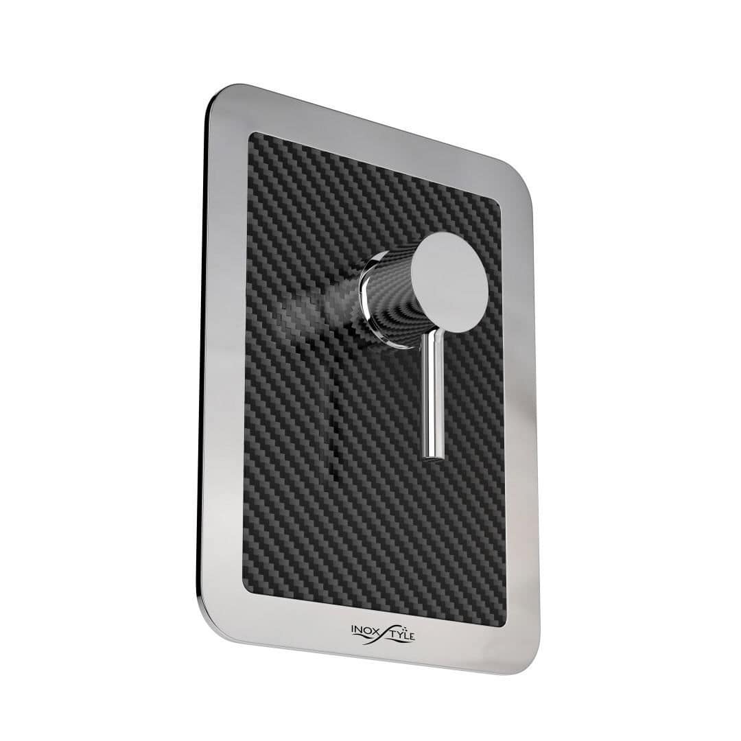 Shower mixer tap - MIX CARBON RS (51036) - Inoxstyle - wall-mounted ...