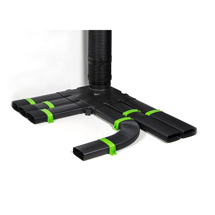 Flexible air duct - EASYFLOW - VASCO - HDPE