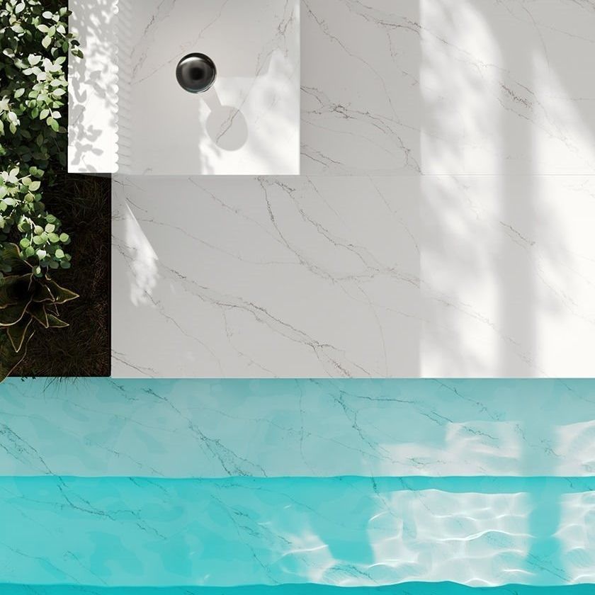 Tile natural stone slab - MUSA Bianco Diana - lapitec - cladding / for ...