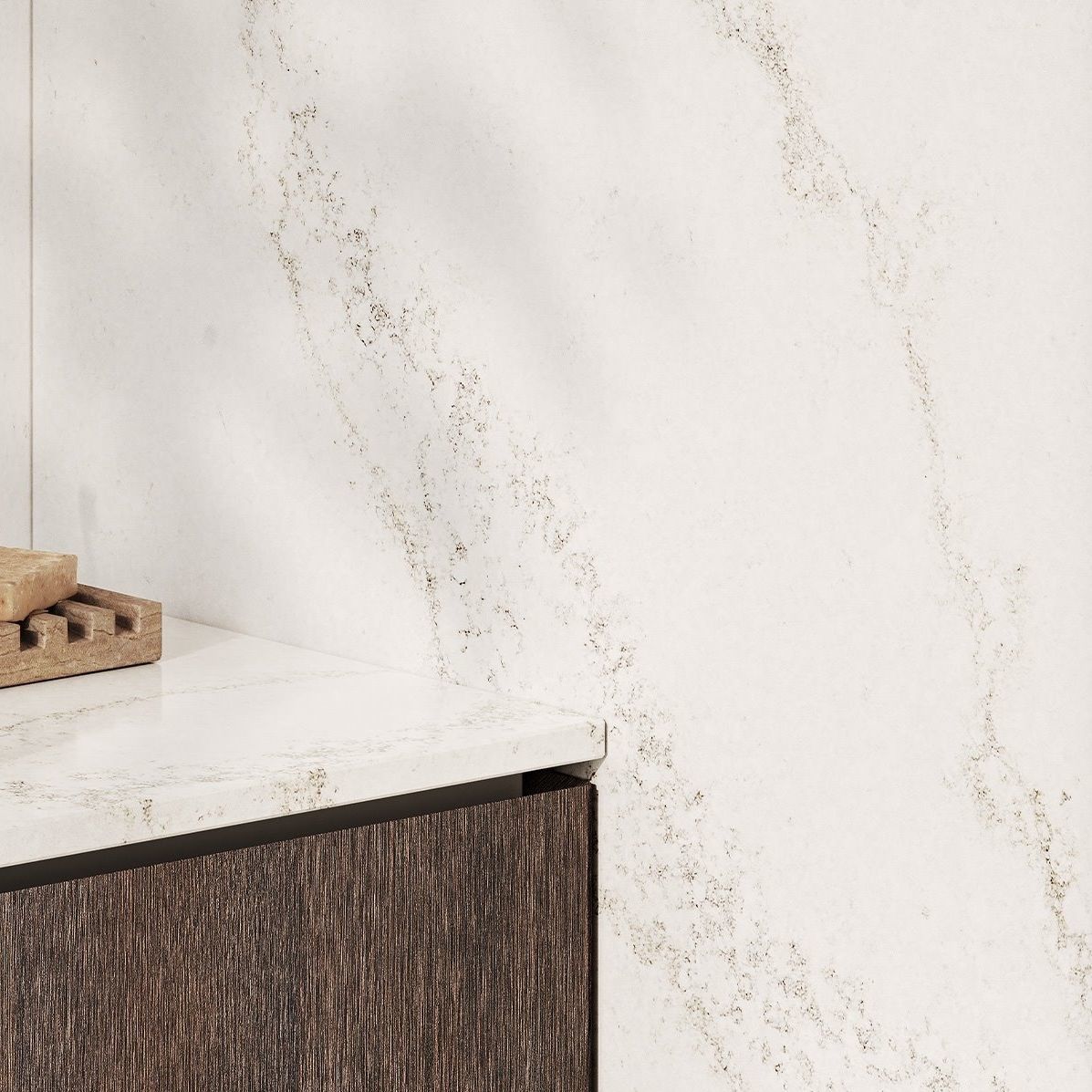 Cladding natural stone slab - MUSA Bianco Andromeda - lapitec - for ...