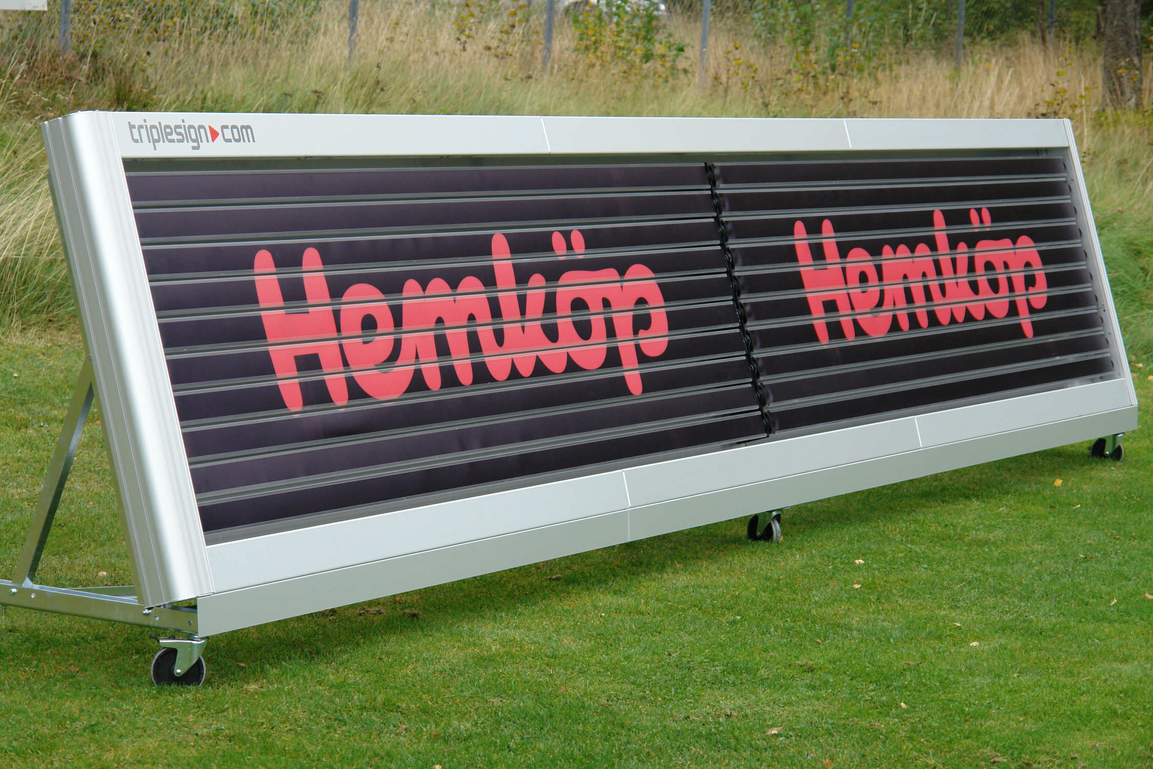 Sports competition billboard - XP ARENA - Triplesign System AB