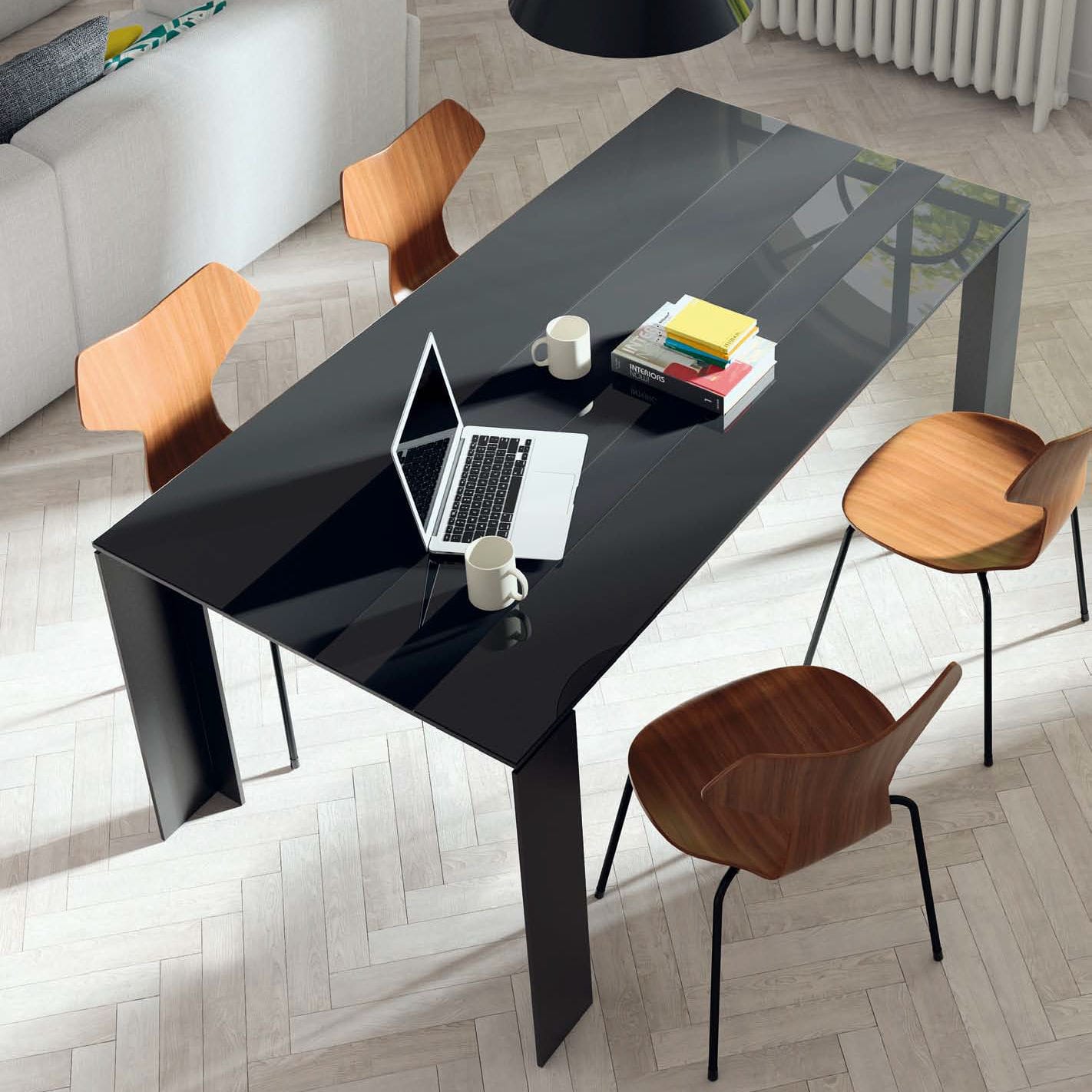 Contemporary dining table - T09 - VIVE - MUEBLES VERGE S.L. - wooden ...